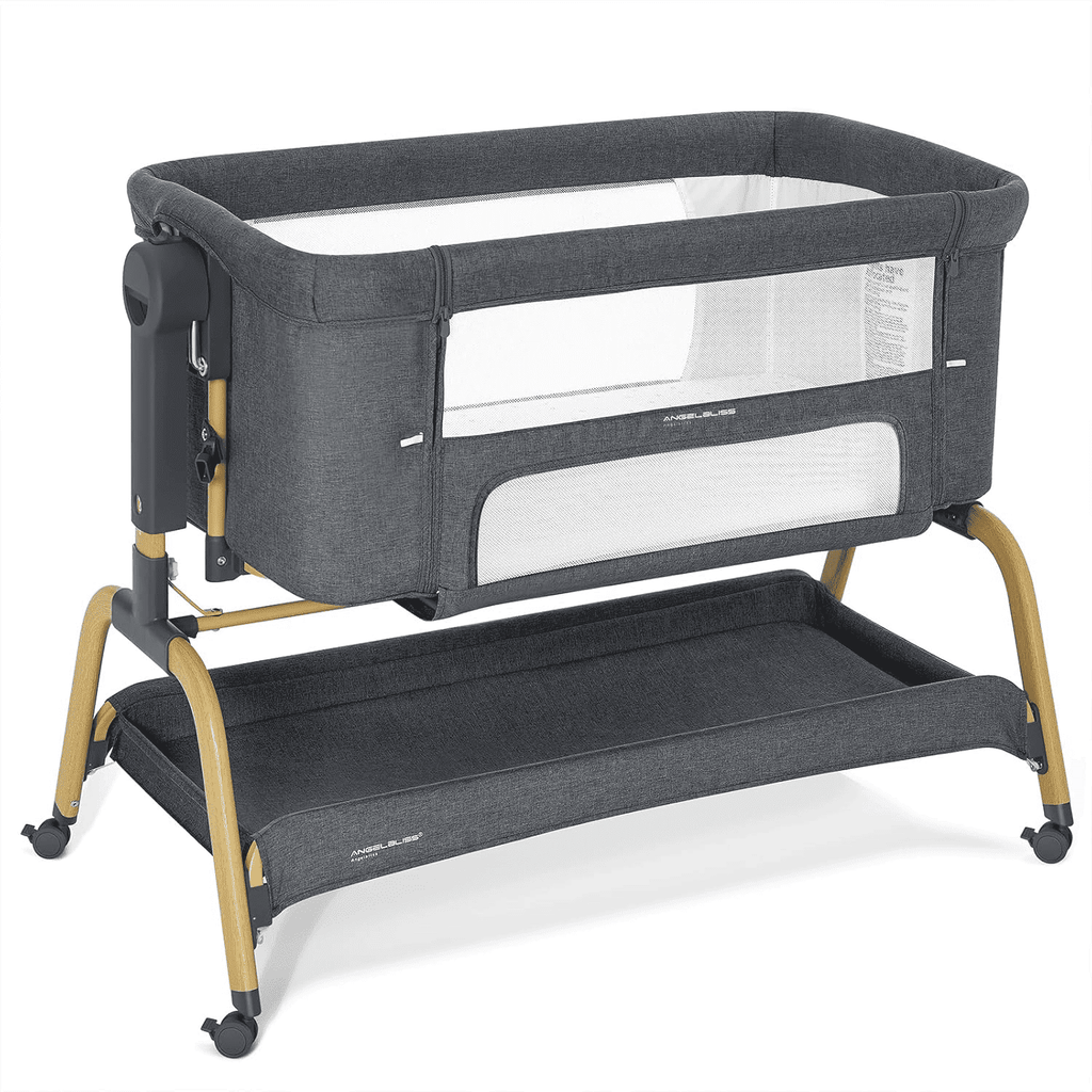 3-in-1 Baby Rocking Bassinet, portable crib BN03