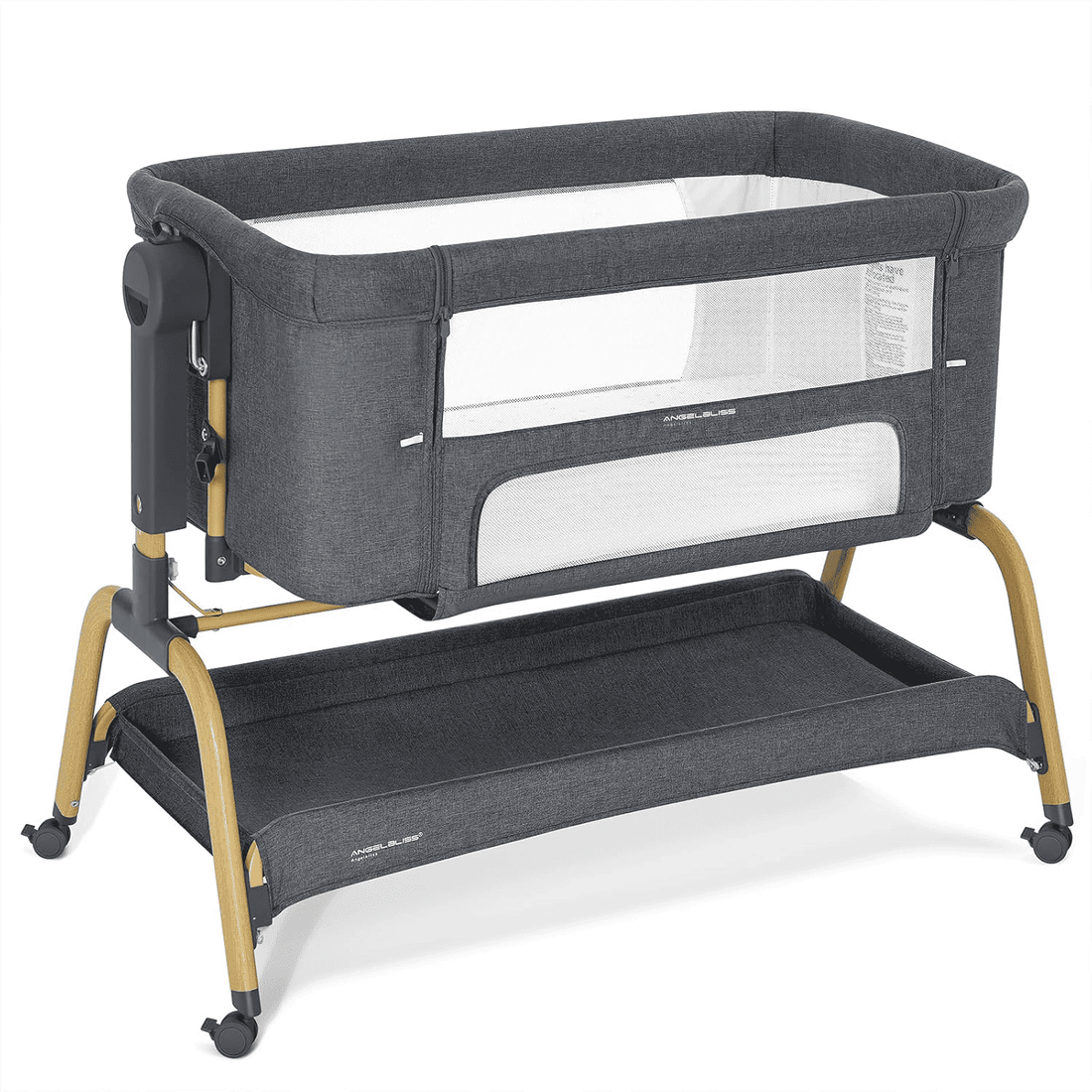 3-in-1 Baby Rocking Bassinet, portable crib BN03