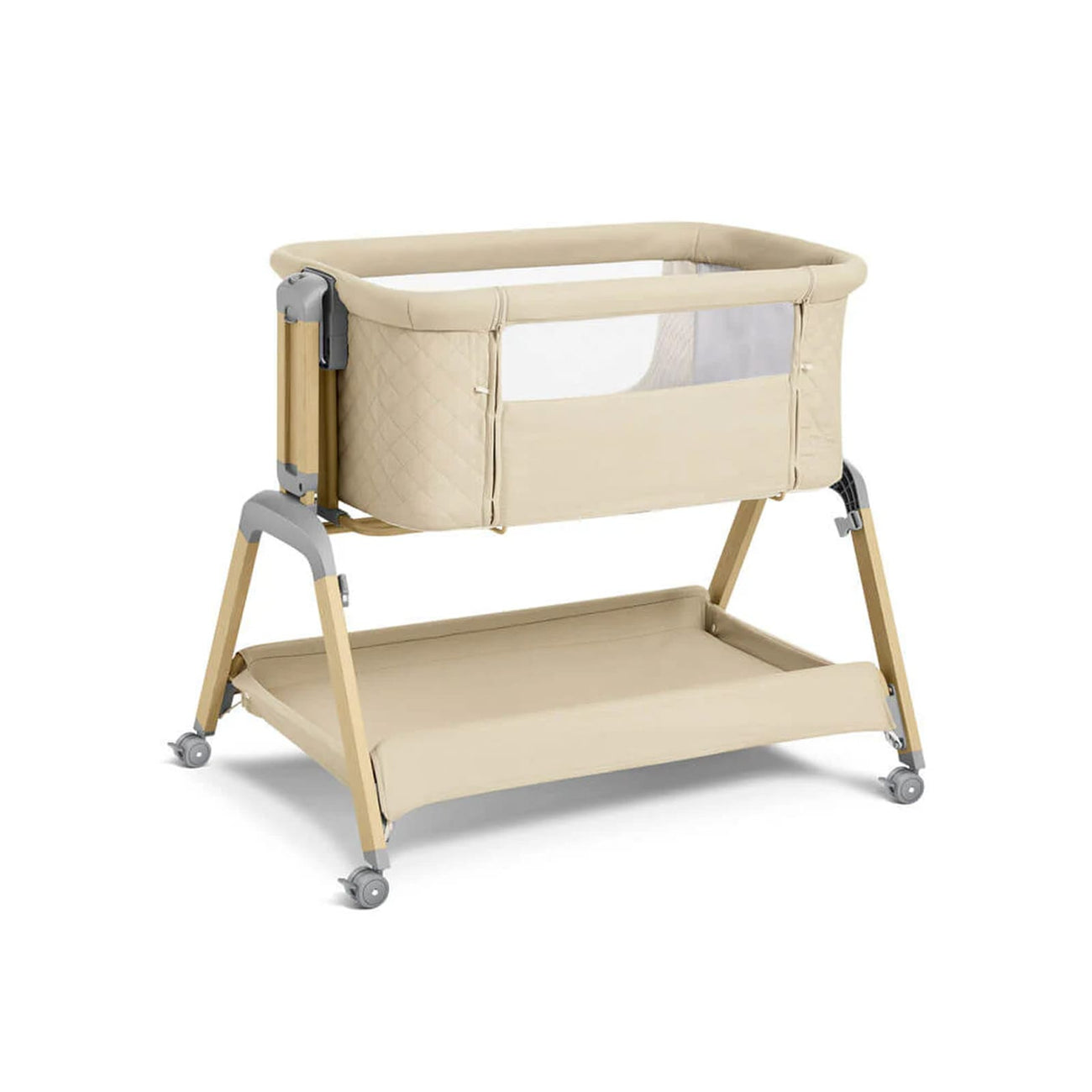 Baby Rocking Bassinets 5-Levels Hight with Mattress for Infant BN08