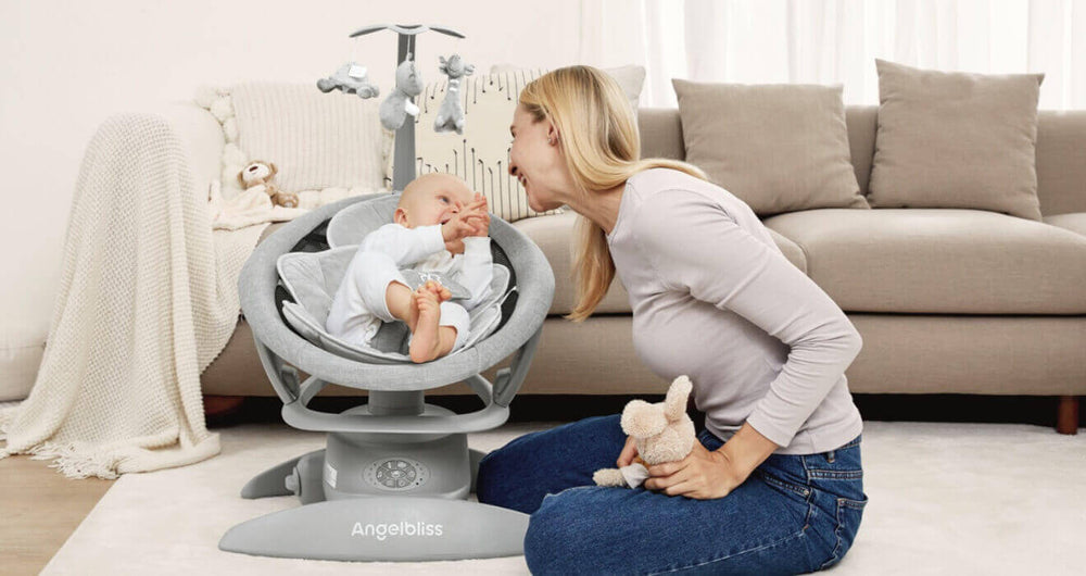 Angelbliss® Baby Bassinet,Bouncer,Playpen,Swing and More!